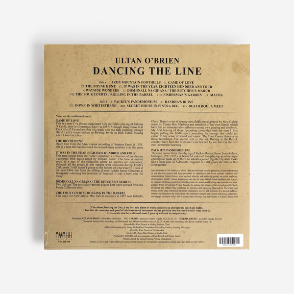 Ultan O’Brien - Dancing The Line - Boomkat