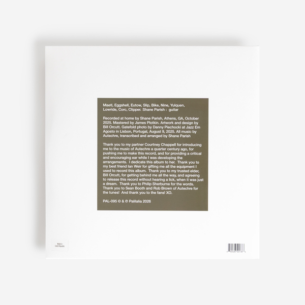 Shane Parish - Autechre Guitar - Boomkat