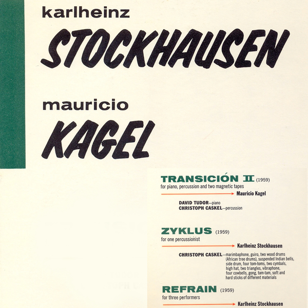 David Tudor, Christoph Caskel, Aloys Kontarsky, Benrhard Kontarsky ...