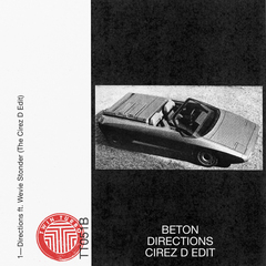 BETON - Directions (Cirez D Edit) - Boomkat