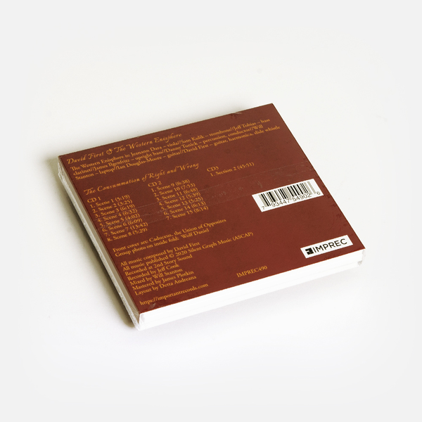 David First & The Western Enisphere - The Consummation Of Right & Wrong ...