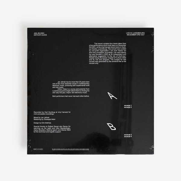 Jan Jelinek & Arthur Clees - Live in Luxembourg, December 3rd 2021 ...