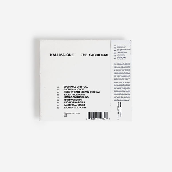 Kali Malone - The Sacrificial Code - Boomkat