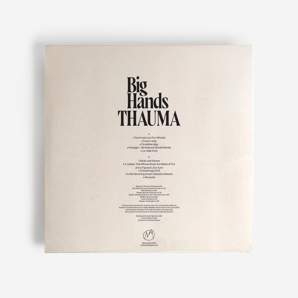 Big Hands - Thauma - Boomkat